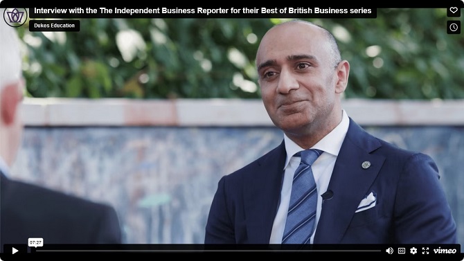 Dukes Education Interview with the The Independent Business Reporter ...