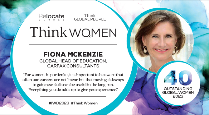 Think Women’s 40 Outstanding Global Women 2023 - Fiona McKenzie, Carfax Education | Sectors ...