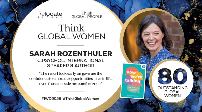 Think Women’s 40 Outstanding Global Women 2025 | Sarah Rozenthuler ...