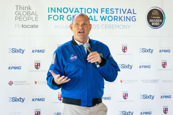 NASA astronaut embraces ‘Think Global’ innovation message | Ruth Holmes ...
